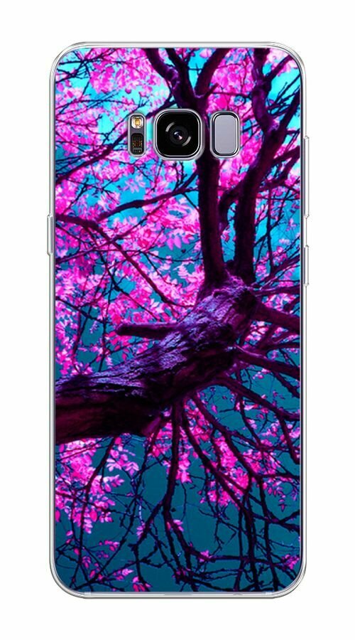 Чехол на Samsung Galaxy S8 + / Самсунг Галакси С8 Плюс с принтом Фиолетовое дерево