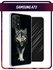 Чехол на Samsung Galaxy A73 / Самсунг Галакси А73 с принтом "Злобный волк из ноч...