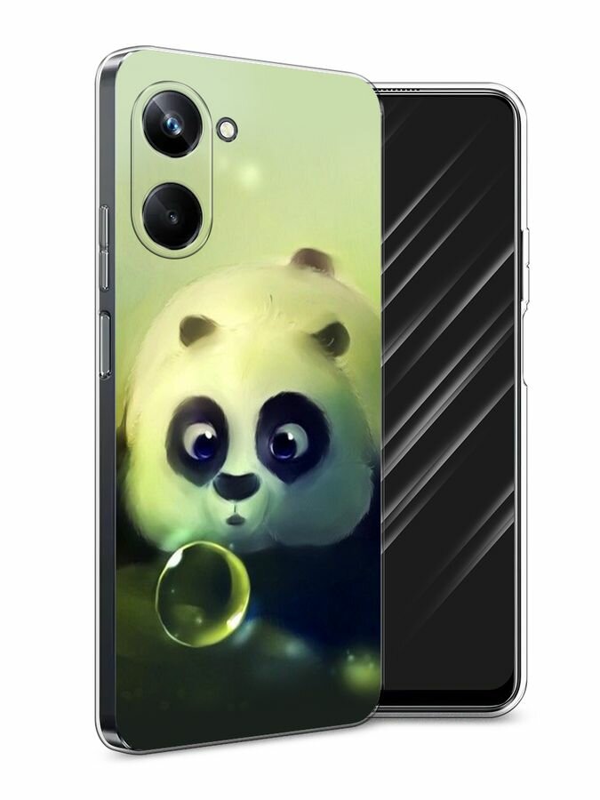Чехол на Realme 10 Pro / Реалми 10 Про с принтом "Малыш панды"