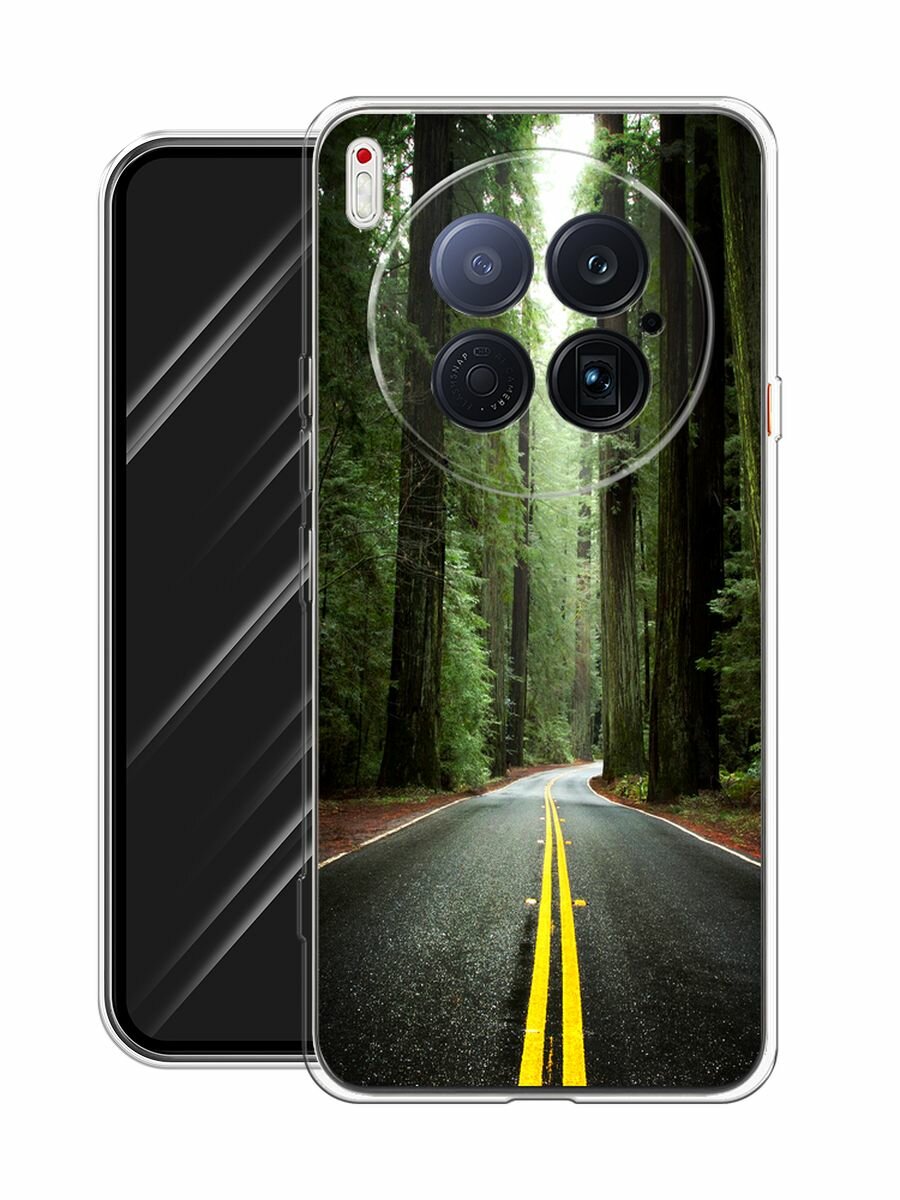 Чехол на Tecno Camon 40 Premier / Текно Камон 40 Премьер с принтом "Лес 17" — фото 1