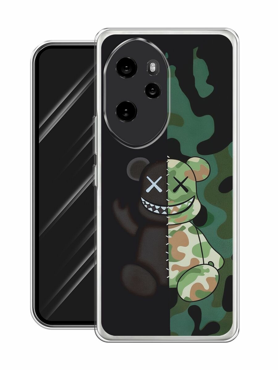 Чехол на Honor 100 Pro / Хонор 100 Про с принтом "KAWS 23 февраля 1" — фото 1