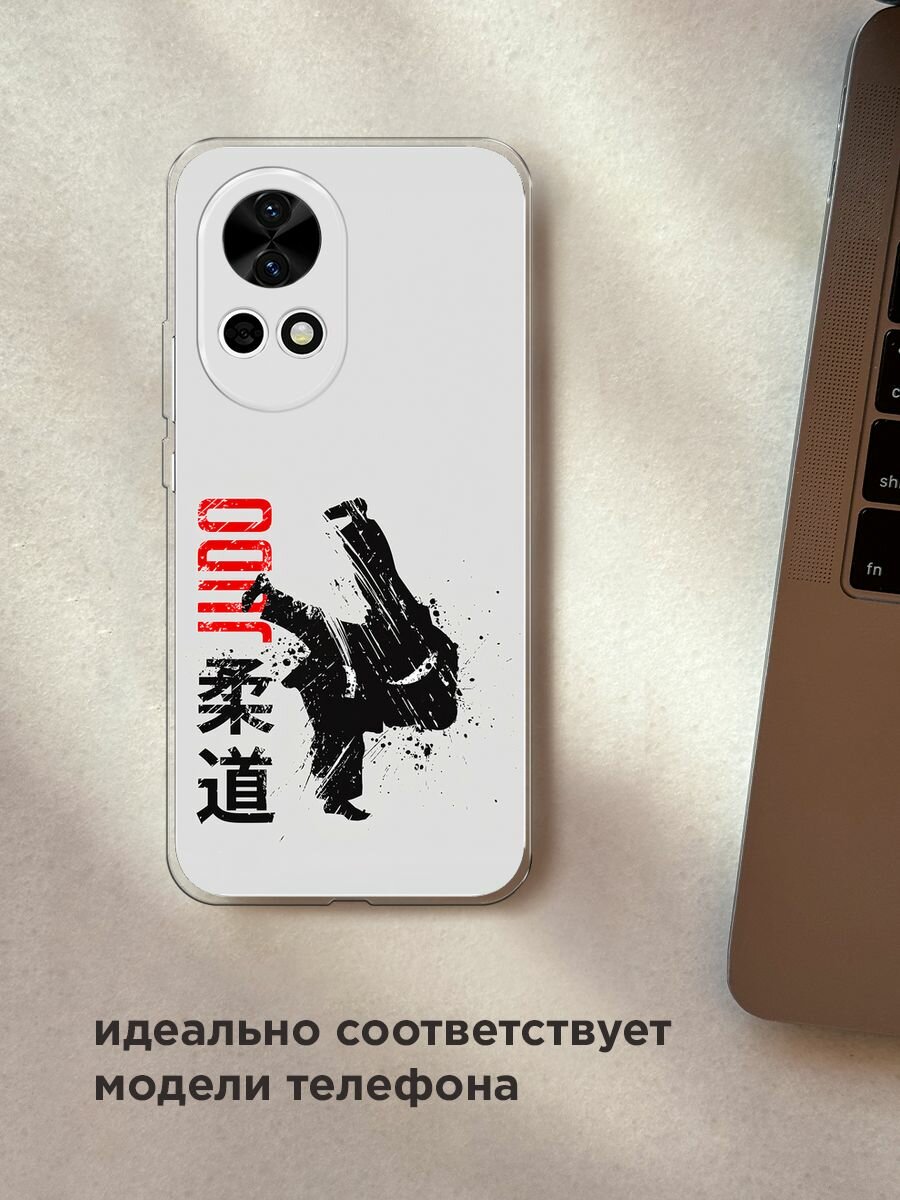Чехол на Huawei Nova 12/Nova13 / Хуавей Нова 12/Нова 13 с принтом "Дзюдо" — фото 1