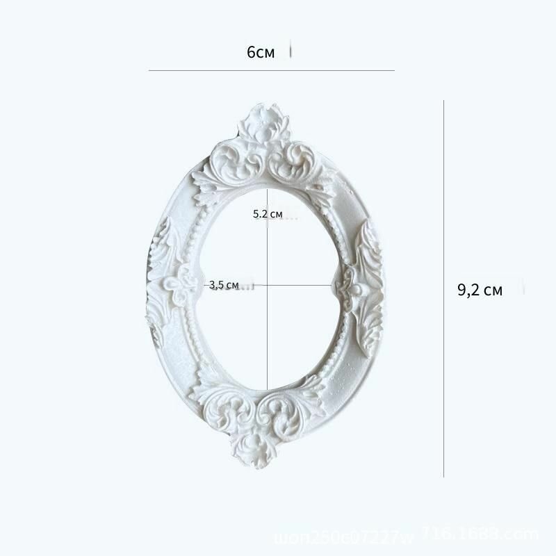 Европейский стиль бронзовый мини-фоторамка из смолы