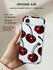 Чехол на Apple iPhone Air / Айфон Айр с принтом "Сочные черешни", прозрачный