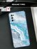 Чехол на Realme 7 Pro / Реалми 7 Про с принтом "Нежно-голубой мрамор"