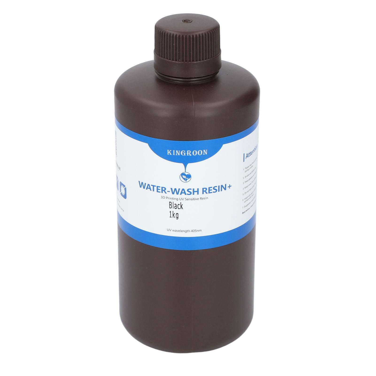 3D -принтер смола, отлитый фотополимер, ультрафиолетовое отверстие для лечения LCD DLP SLA 3D Printer Black 1000G