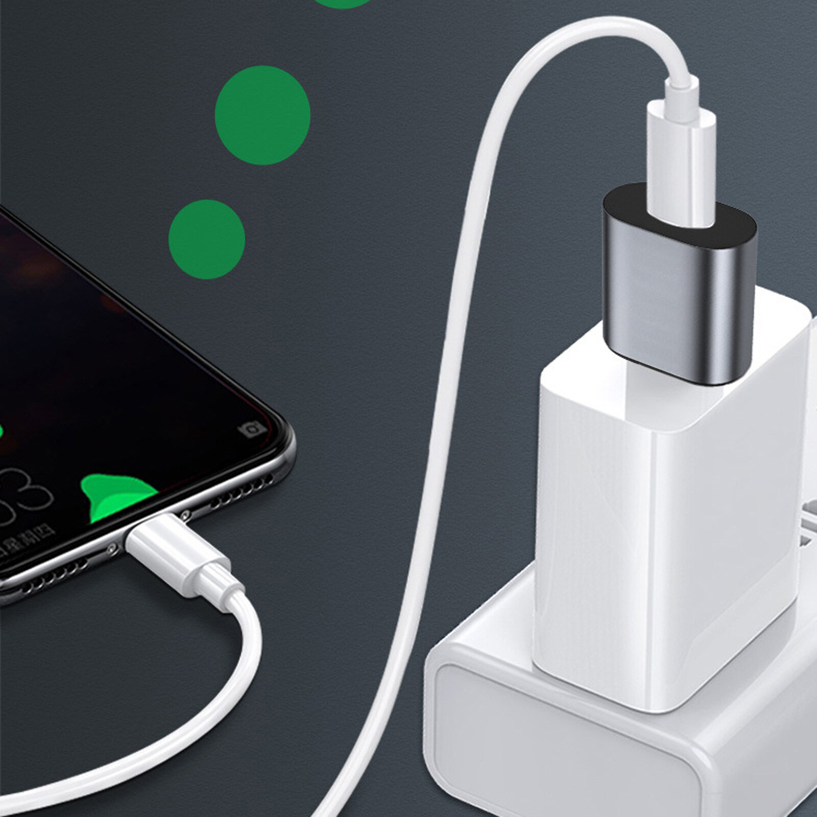 Переходник USB C Female на USB 3.0 Male для зарядного устройства ноутбука, Кабель-переходник для передачи данных