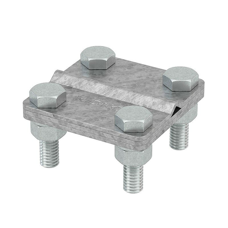 Соединитель пруток-полоса DKC 57х57 мм, сталь, покрытие горячее цинкование