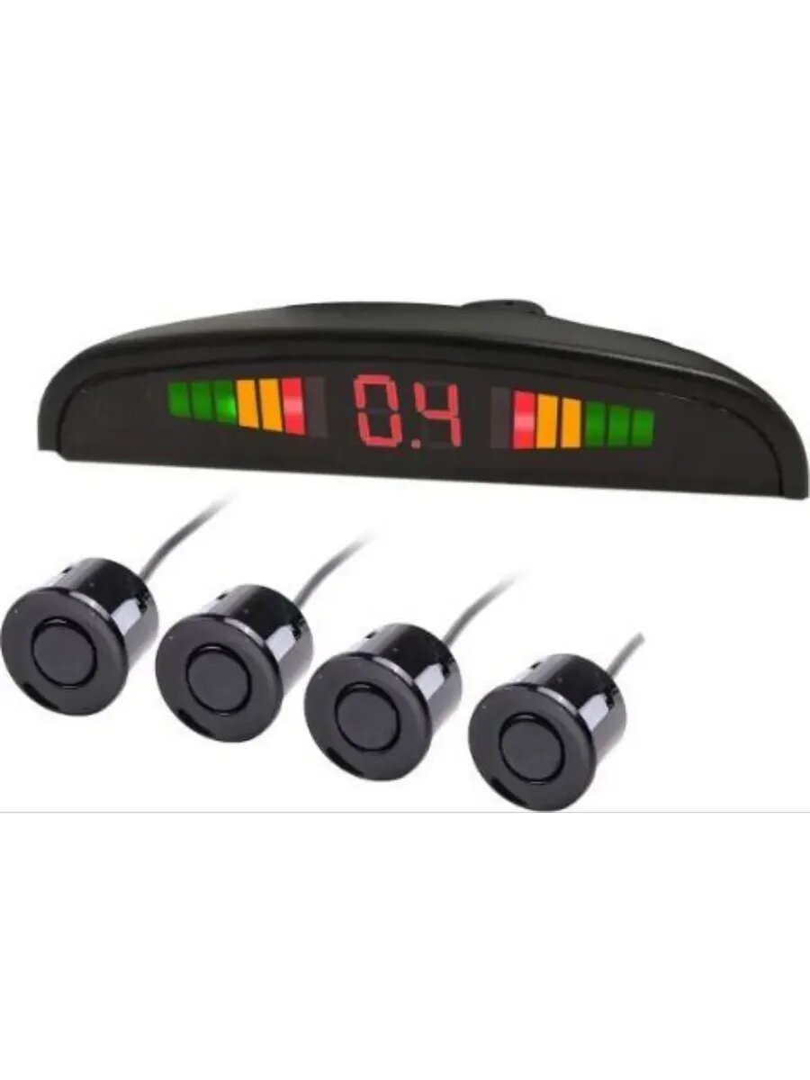 Парктроники комбинированные TPS-220 4 датчика Черный