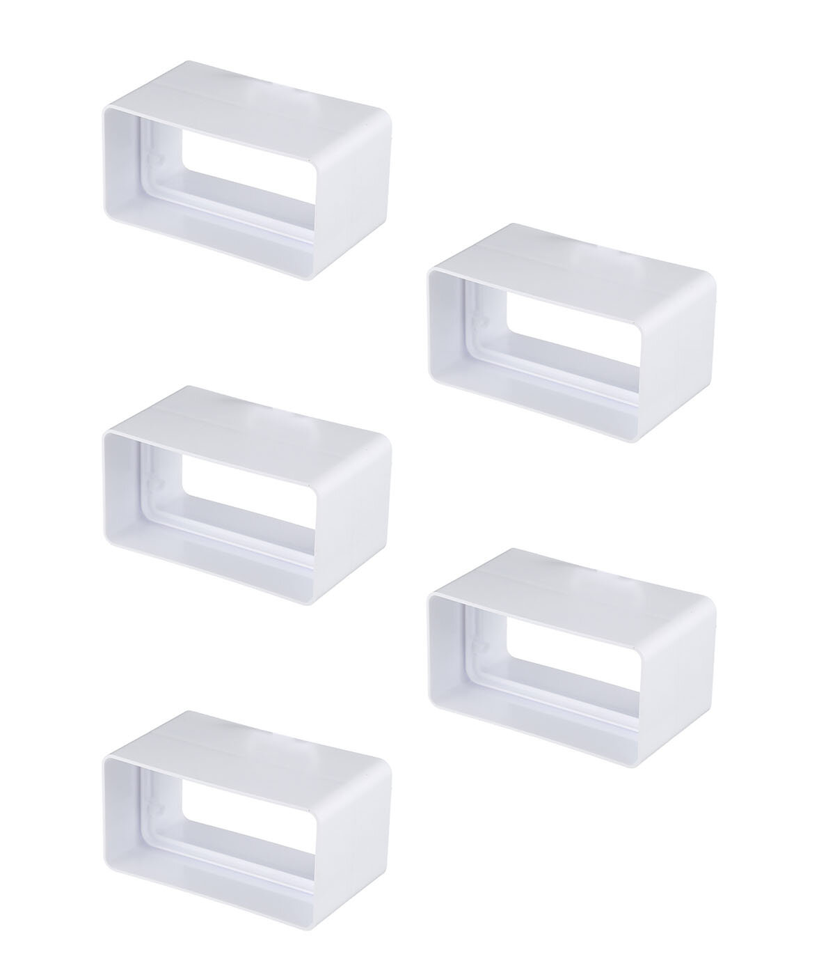 Соединитель пластиковый для плоских воздуховодов 60х120 мм (5 шт.)