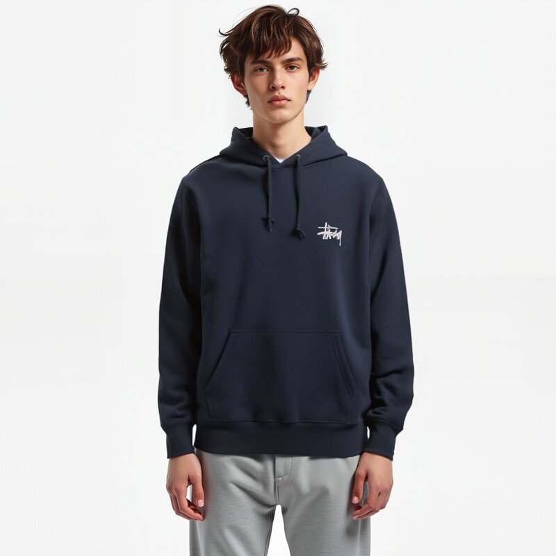 Толстовка Stussy, размер S, , синий — фото 1