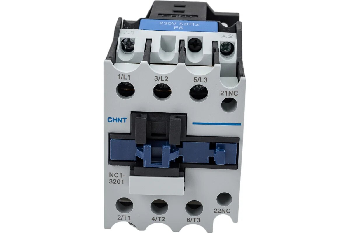 CHINT NC1-3201 Контактор 32A 230В AC-3 1НЗ 50Гц модуль управления электроприводом 221957