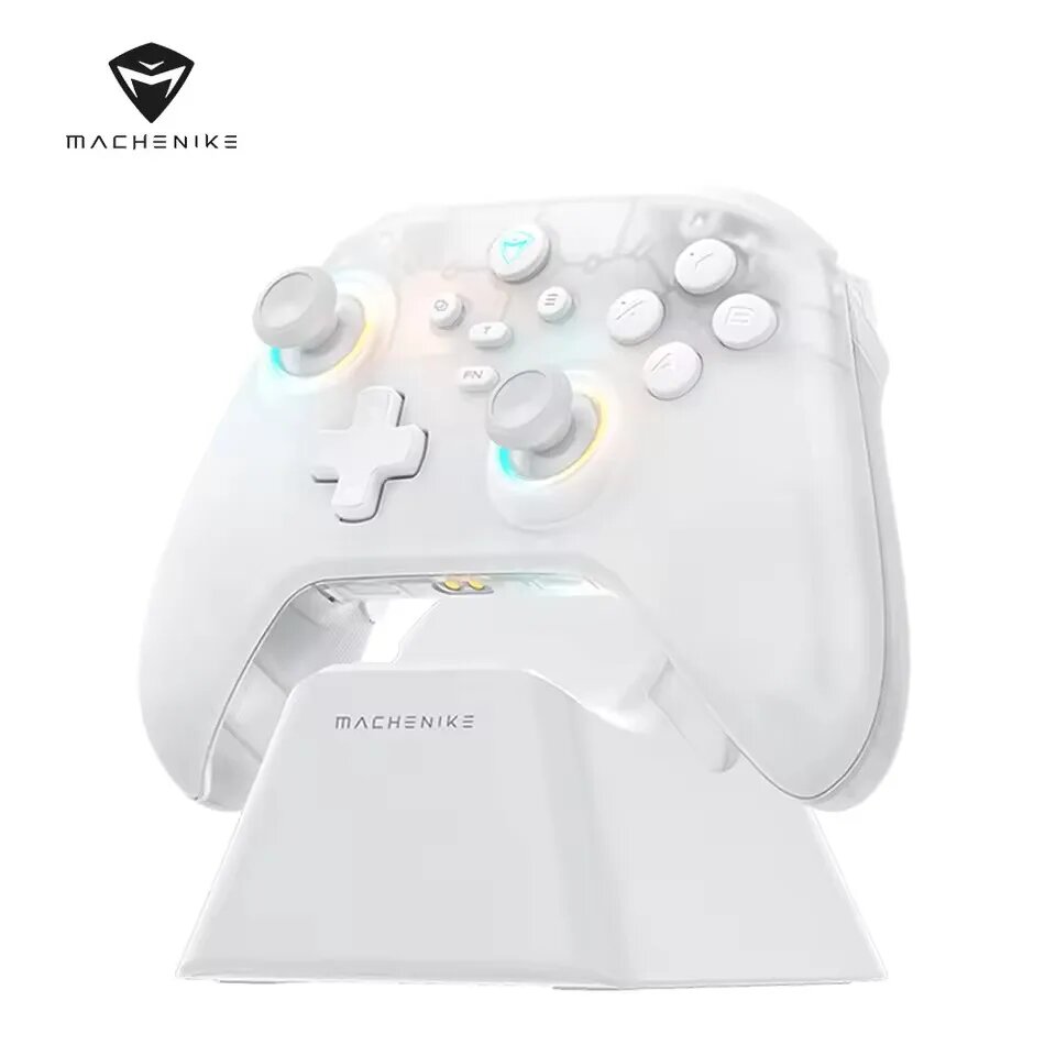 G3 V2 Игровой контроллер для ПК Геймпад с эффектом Холла для Nintendo Switch iPhone Android Мобильный телефон Windows PC Steam, White Set