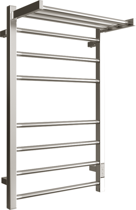 Полотенцесушитель электрический Двин Fs plaza neo 80х50, хром, с полкой