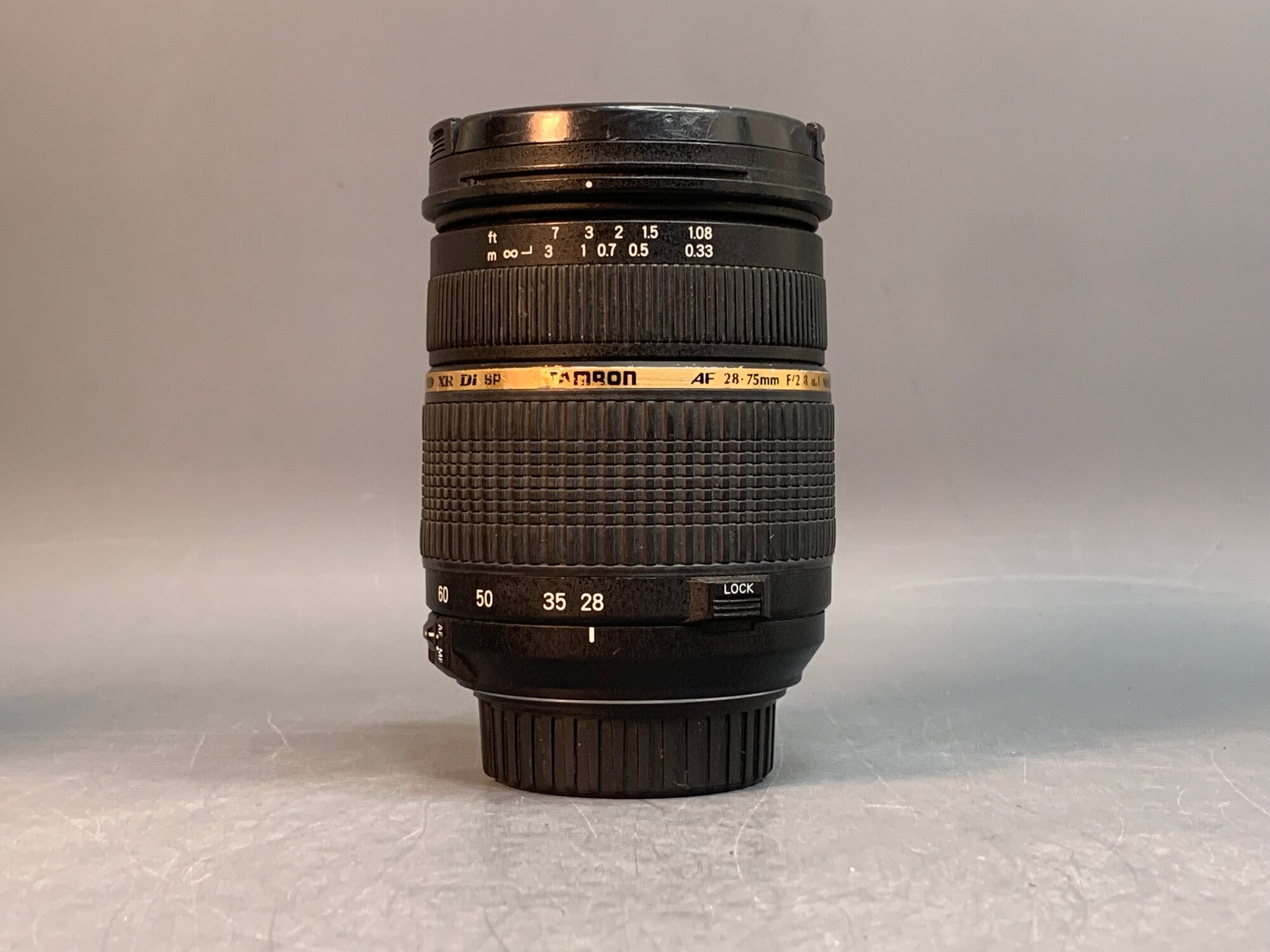 Tamron SP AF XR Di LD 28-75mm 2.8 Macro Nikon F, царапины на линзе