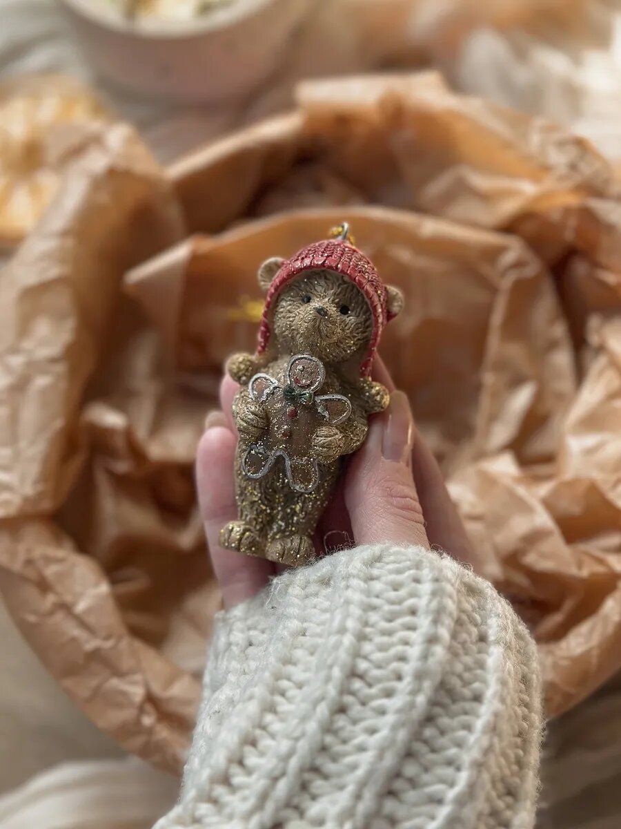 Ёлочная игрушка Мишка