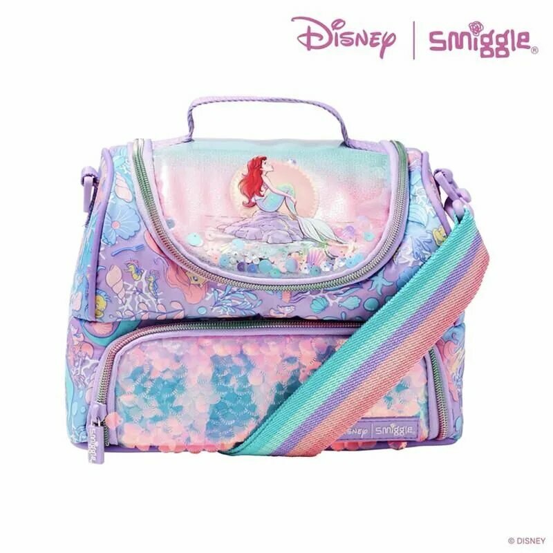 Сумка для ланча Smiggle "Русалка", двухслойная, с ремешком, 25x16x16 см