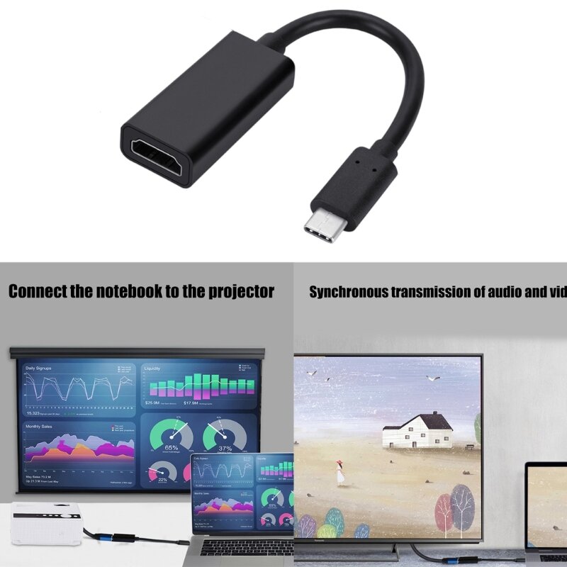 Конвертер Type C в hdmi 4K — фото 1
