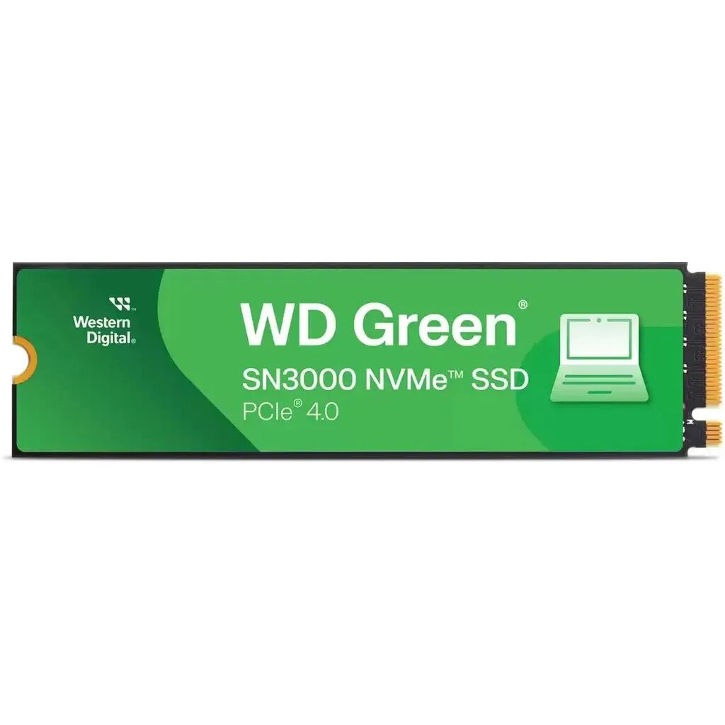 Внутренний SSD WD Green SN3000 (WDS200T4G0E) зеленый, 2000GB