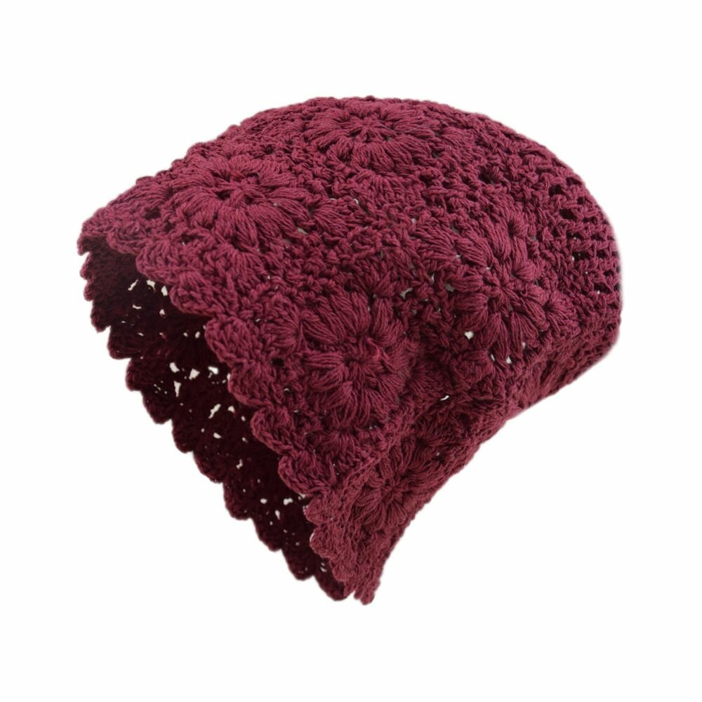 Ретро ажурная кепка ручной работы