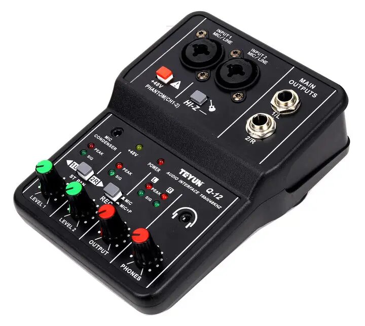 TEYUN Q-24/Q-22/Q-12 Звуковая карта TEYUN Q-12