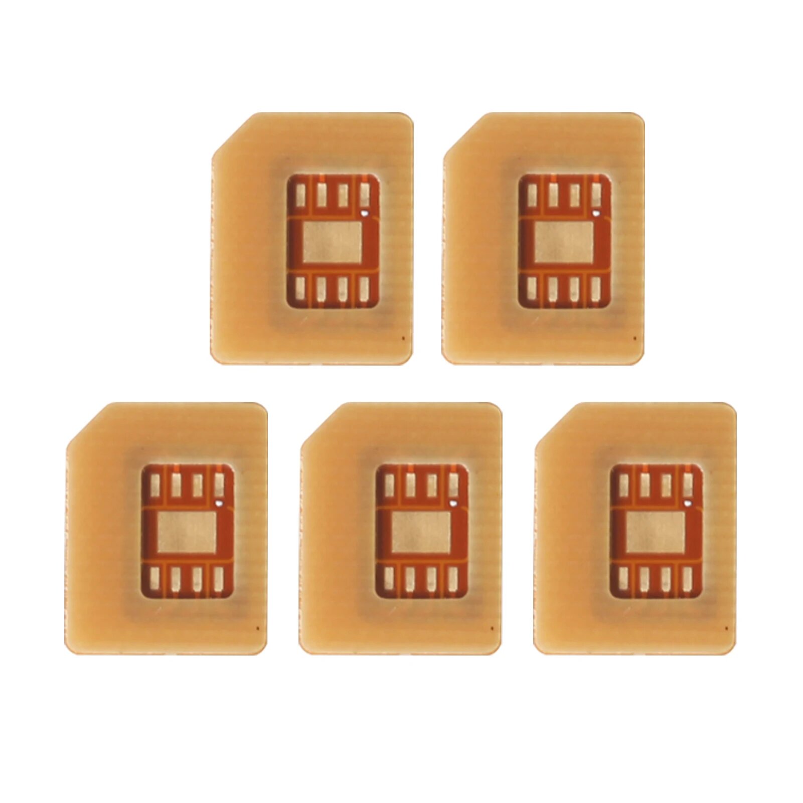 Адаптер eSIM-Mini SIM-карты, печатная плата адаптера eSIM, термостойкая пайка, совместимая с чипами 5 × 6 мм 5 eism to micro