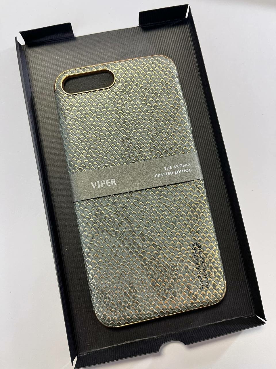 Чехол для iPhone 7 Santa Barbara VIPER (серый, золотистый)