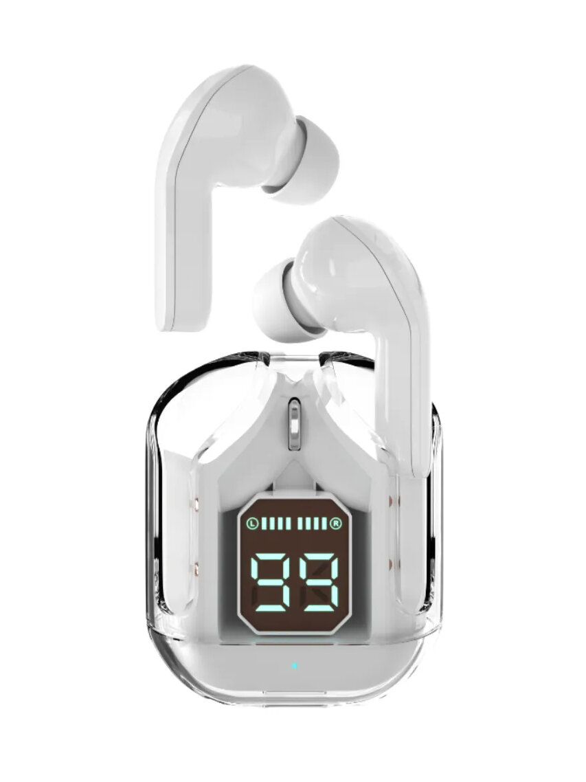 Наушники беспроводные Мore choice BW07, Bluetooth, вакуумные, белый