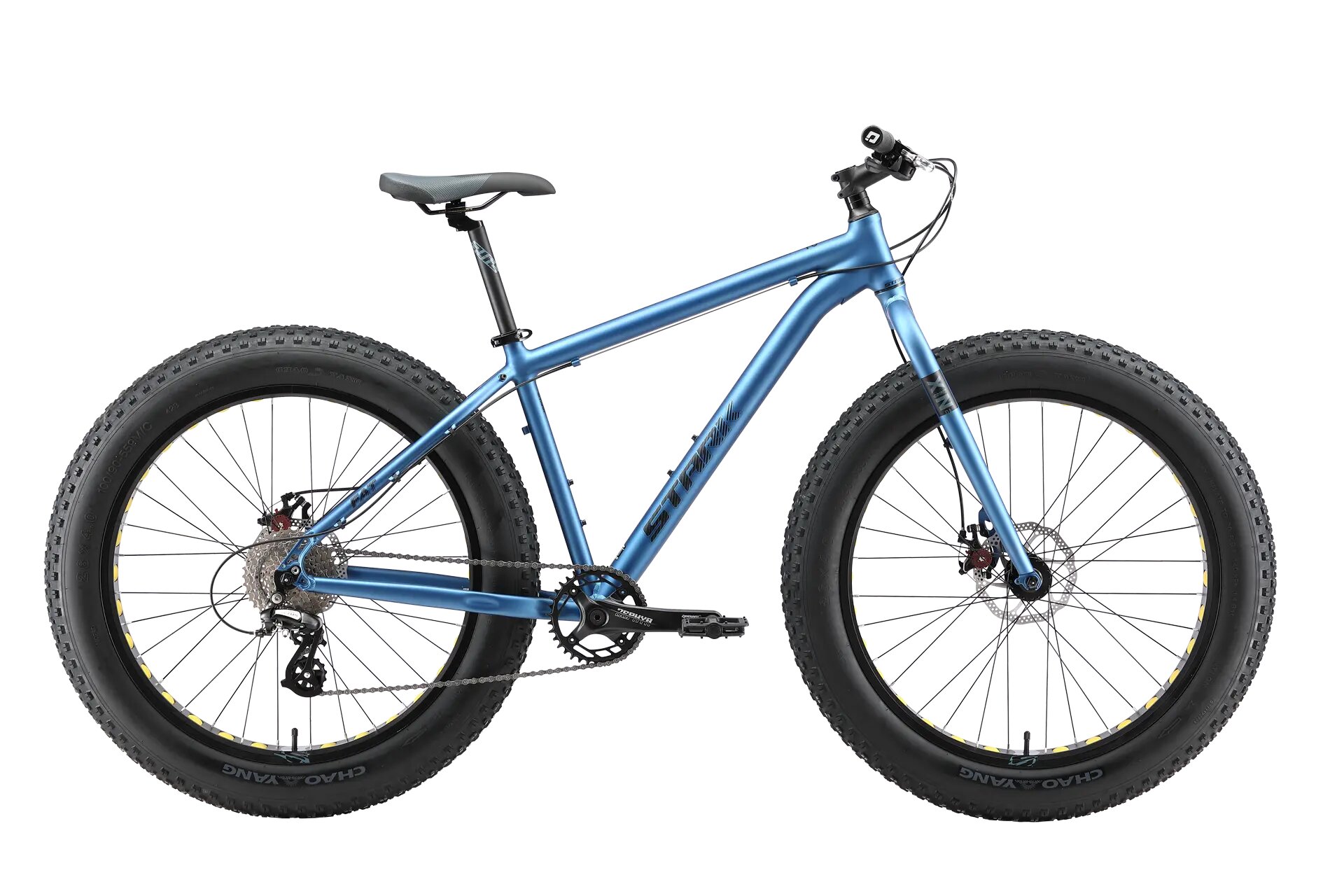 Велосипед Stark Fat 26.2 D 2025, берлинская лазурь матовый/черный, 17.5"