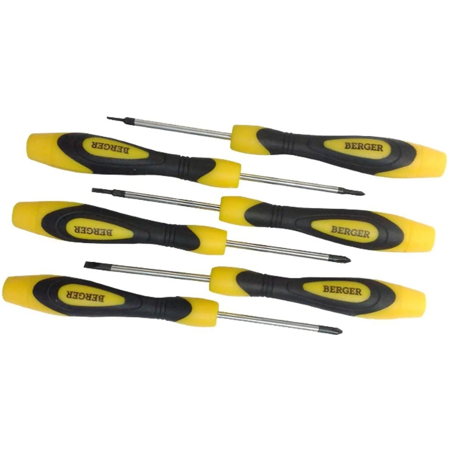 Набор отверток часовых 6 предметов BERGER BG1068