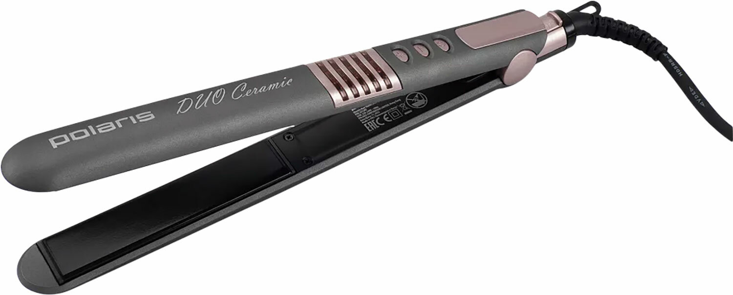 Щипцы для моделирования Polaris PHS 2405K, серый/розовый