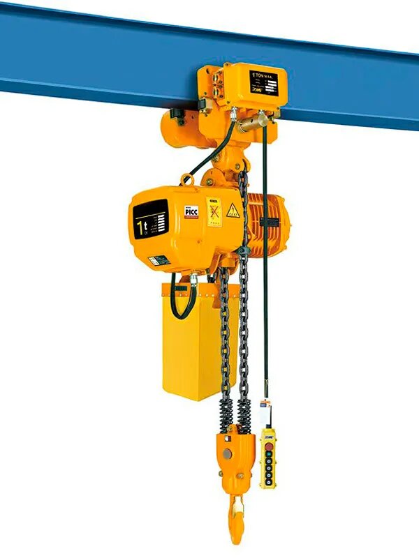 1758283 Таль электрическая цепная TOR тэцп (HHBD01-01T) 1,0 т 12 м 380В двухскоростная