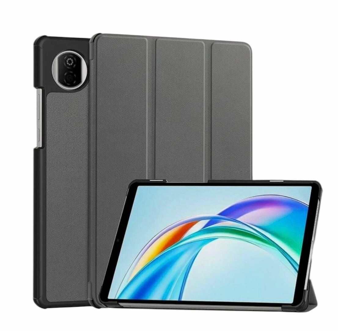 Чехол - книжка для планшета Honor Pad X7 2025 (8.7 дюймов) / Хонор Пад Х7 8.7" серая