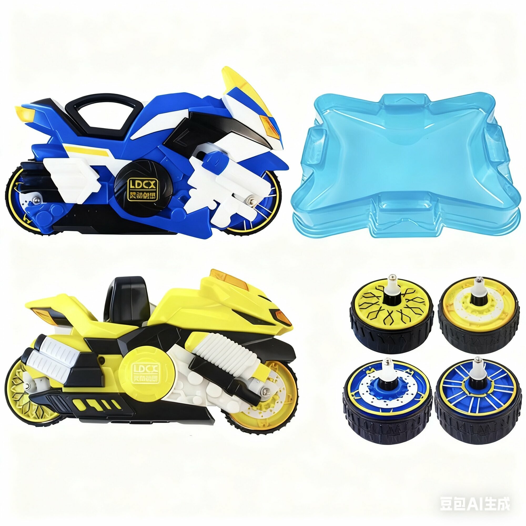 Игровой набор боевых мотоциклов MOTO FIGHTERS , Мотофайтер, Рыцарь и Пионер, MT0107