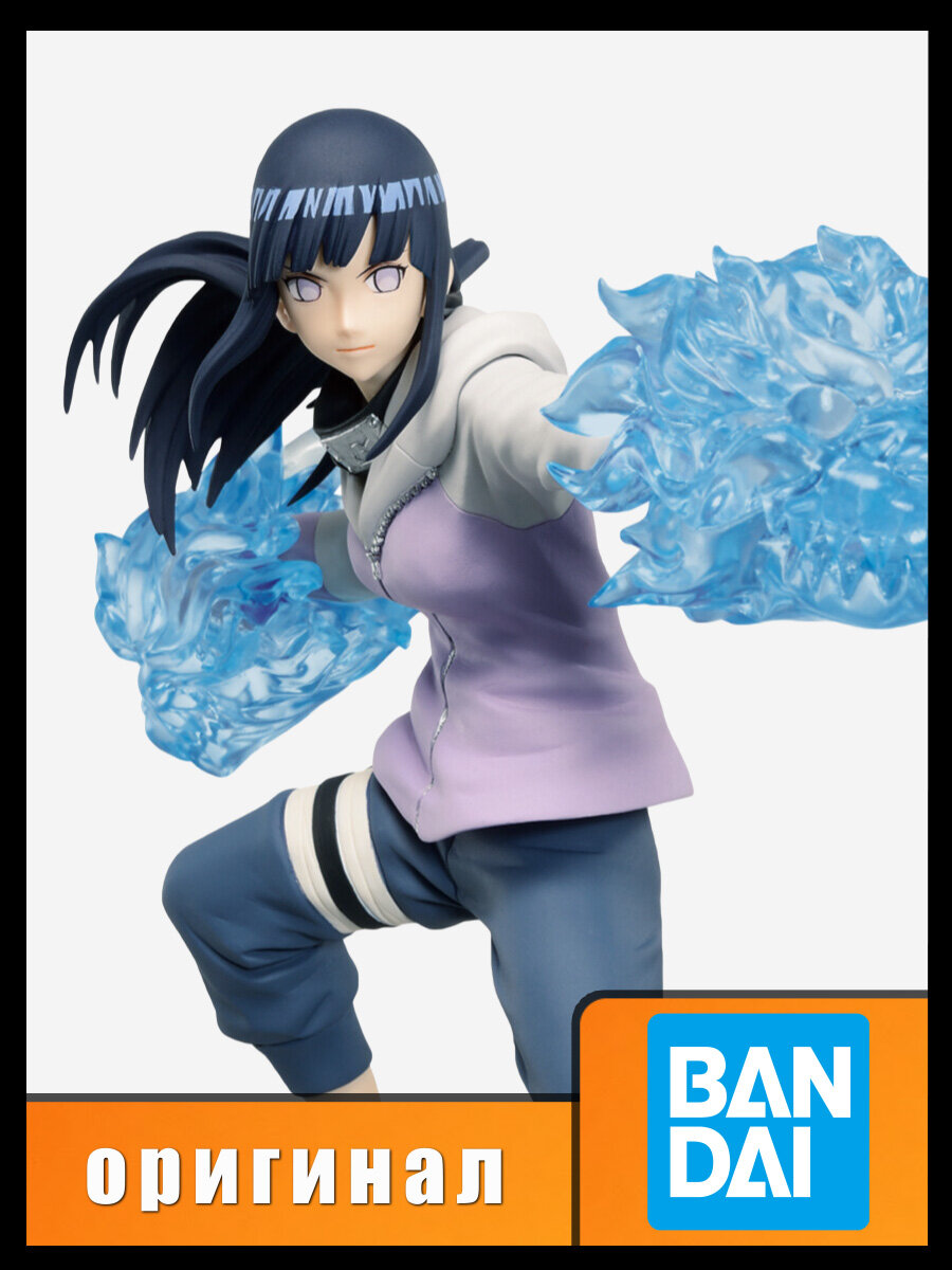 Оригинальная фигурка Hinata Hyuuga от Bandai Spirits из аниме Naruto / Хината Хюга «Наруто: Ураганные хроники» 16 см