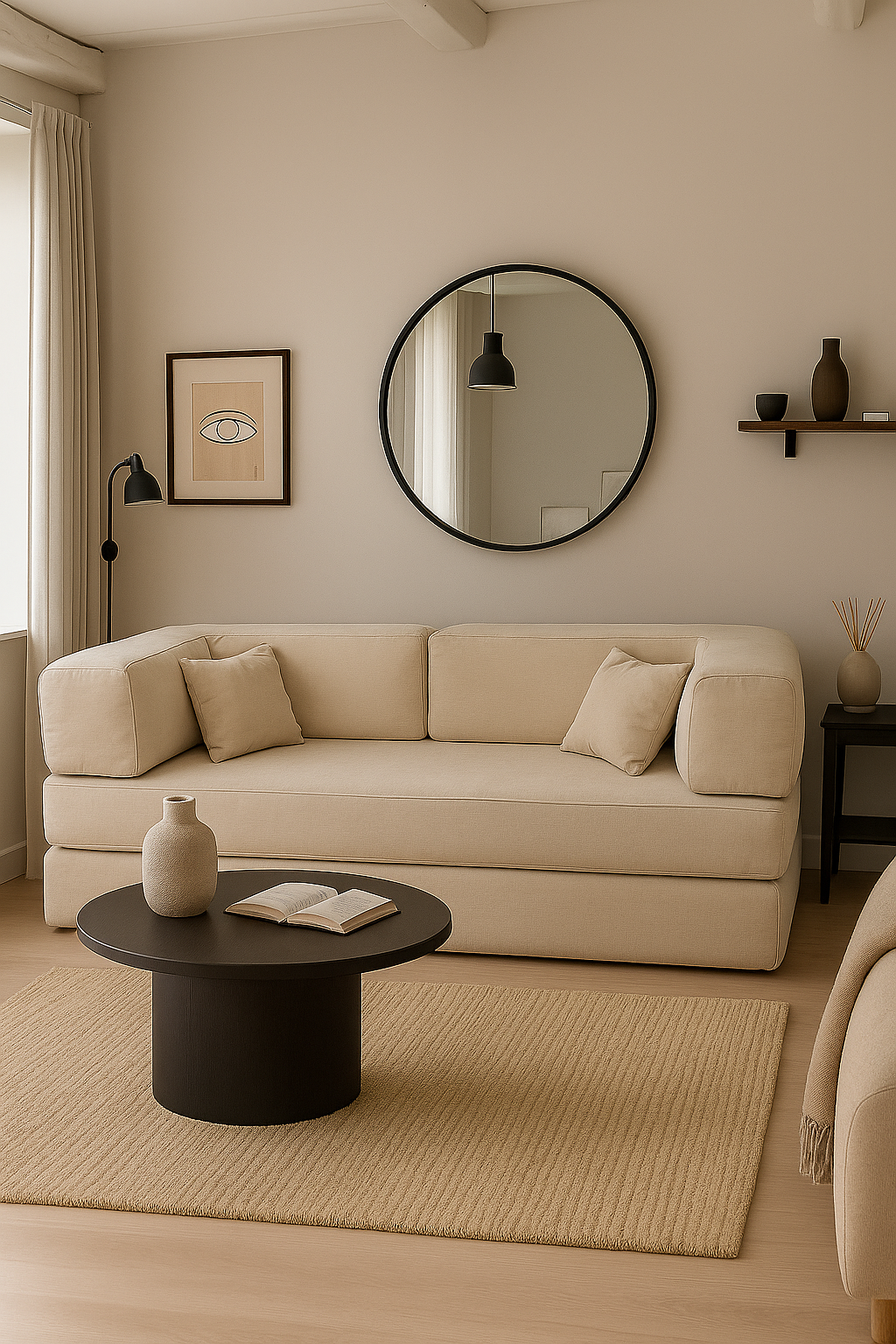 Бескаркасный диван-кровать (200х90 см) Full Comfort - VELVET, трансформер, 2 подушки В подарок, новинка 2026 г.