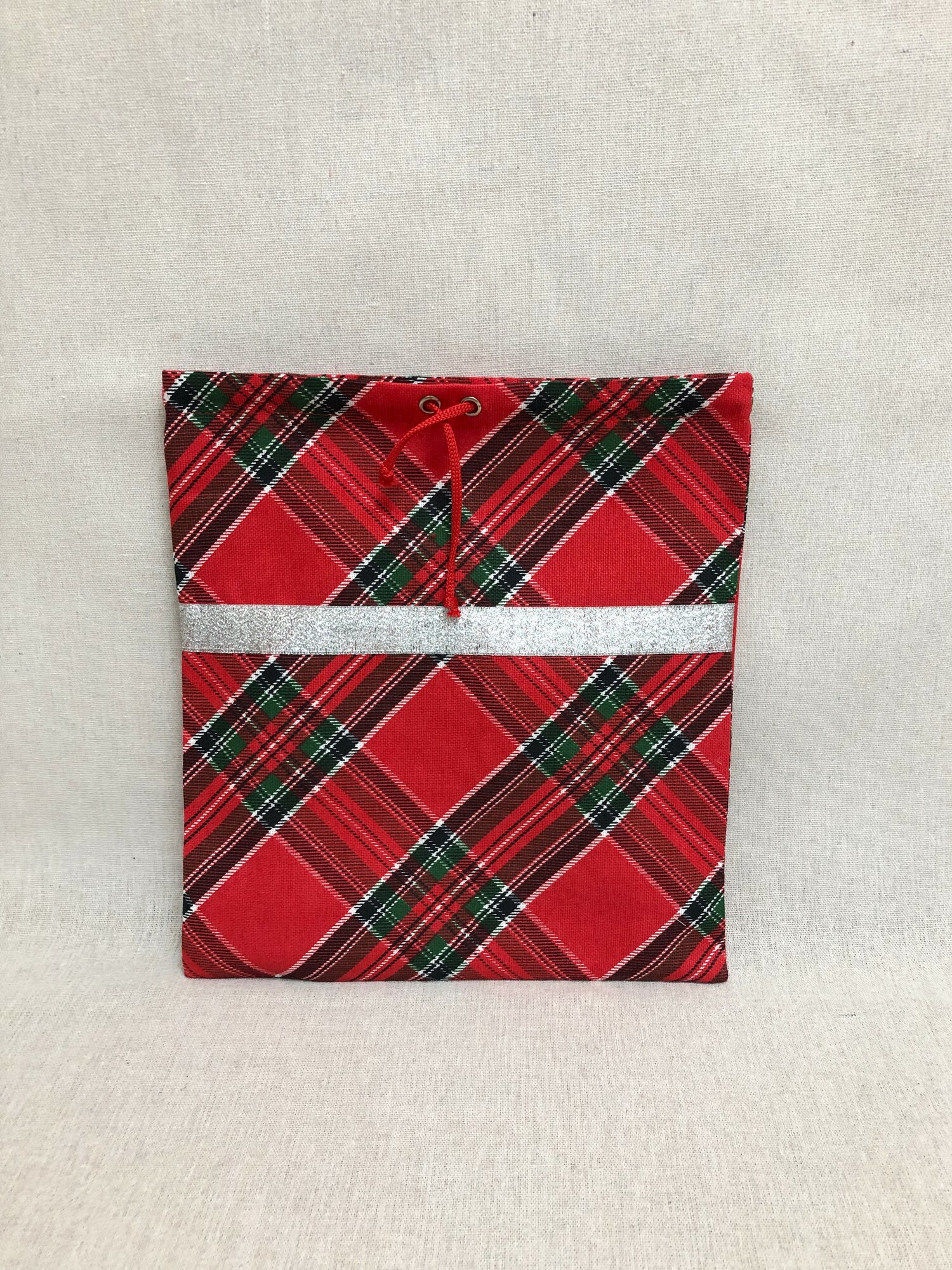 Мешочек из рогожки 26х29 см, -нг26-1, новогодний, для упаковки и хранения