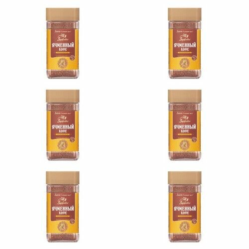 Здоровье Кофейный напиток, Ячменный кофе, 75г, 6 шт