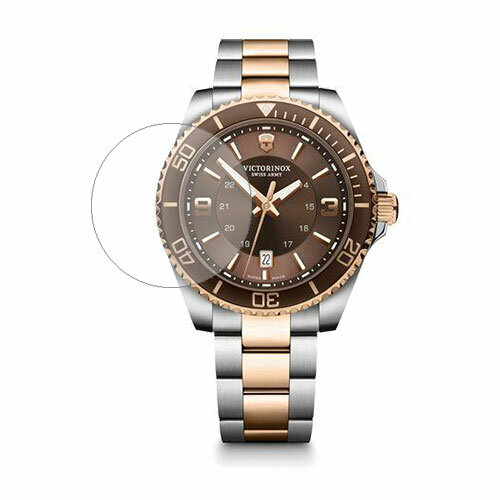 Скрин Мобайл защитный экран для часов Victorinox Maverick Large 43 MM WAT_241951_S1 из гидрогелевая плёнка прозрачная