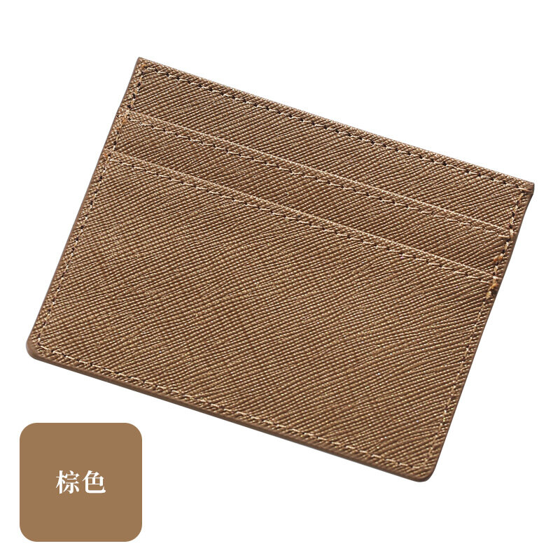 Набор держателей для карт "Персонаж", ультратонкий, 6 слотов, коричневый