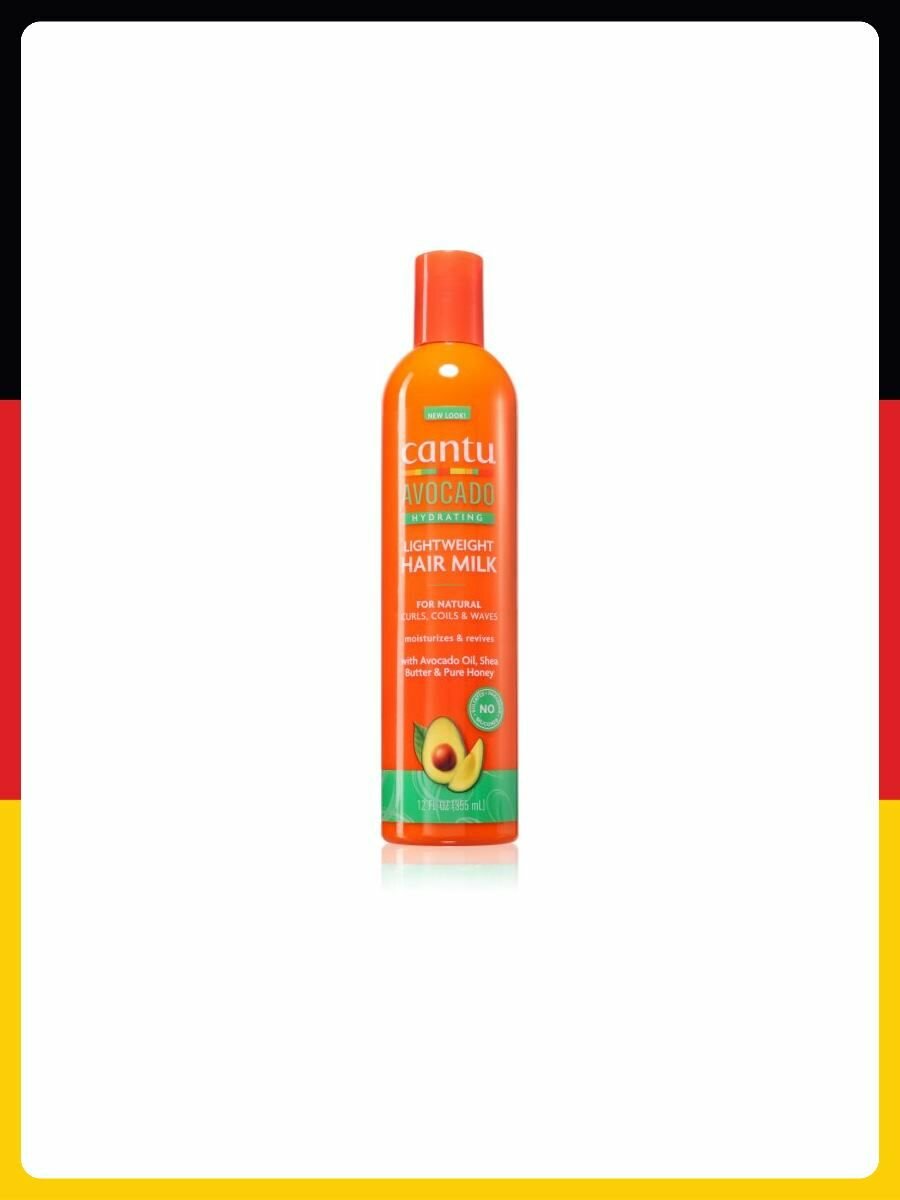 Молочко для волос Cantu Avocado Hydrating Hair Milk moisturizing milk for hair with avocado, 355 мл