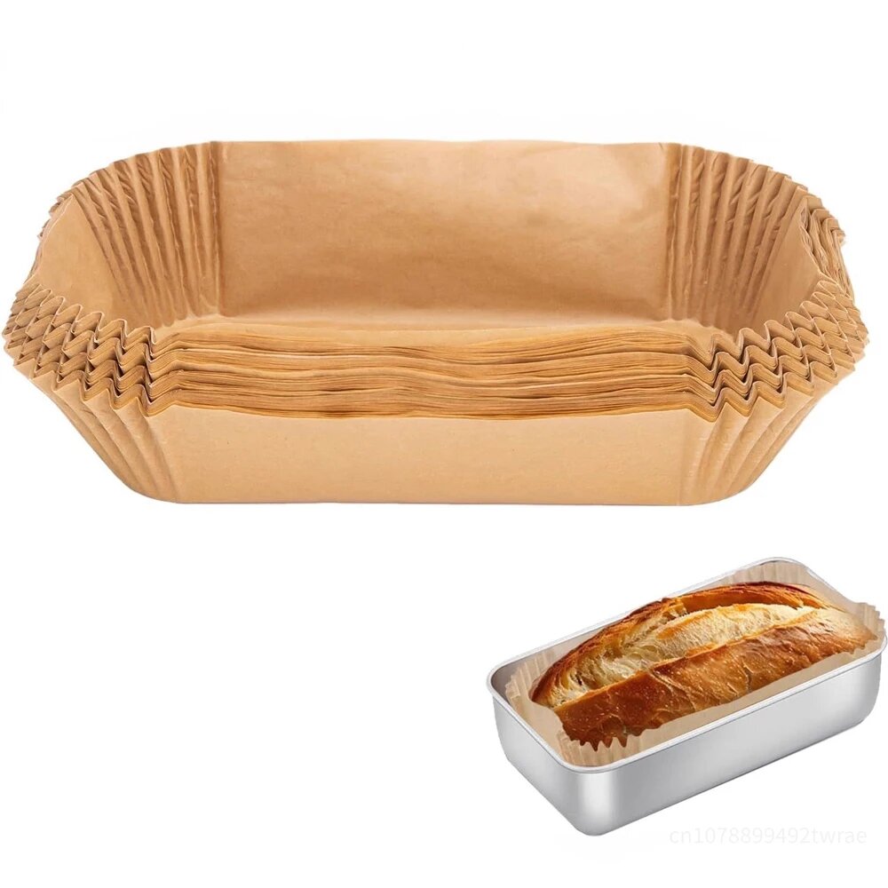 100 шт. вкладыши для форм для хлеба из пергаментной бумаги 21x11 см
