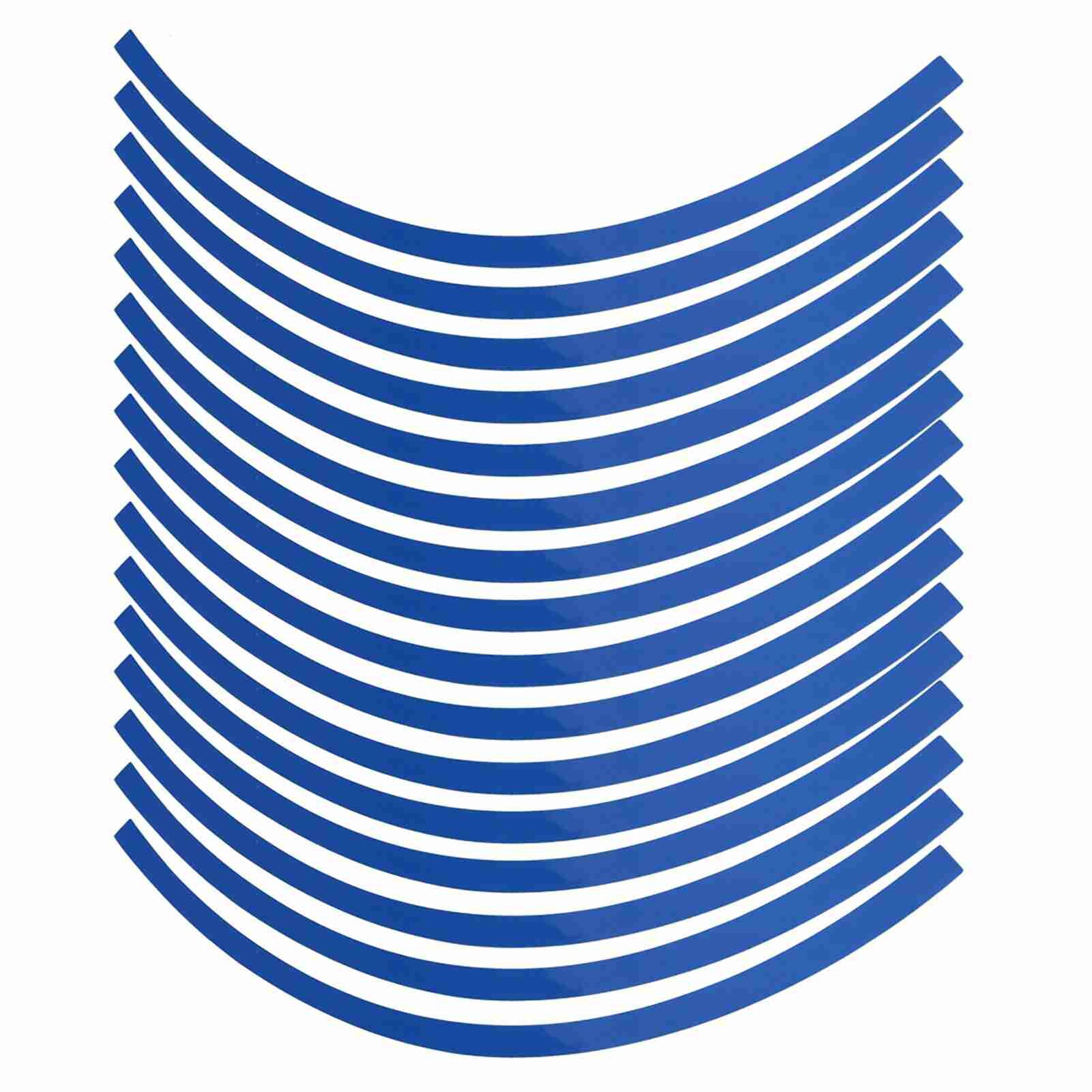 Universal Car Motorcycel Wheel Reflective Pinstripe Decal Tape Sticker Decoration Film 6 Colors Blue