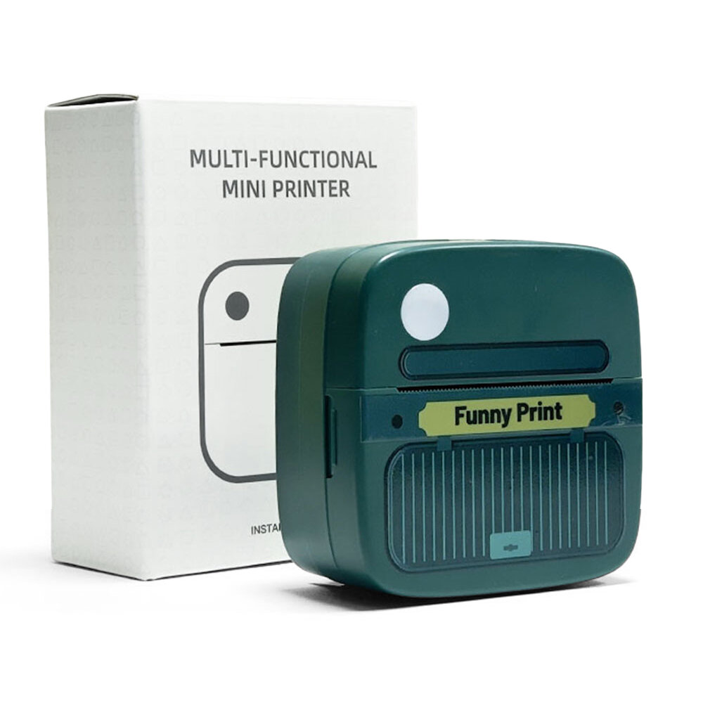 Мини-карманный принтер, портативный термопринтер для мгновенной фотопечати, устройство для изготовления этикеток, беспроводное соединение BT, совместимое с приложениями Android или iOS, поддержка чеков, наклеек для замет
