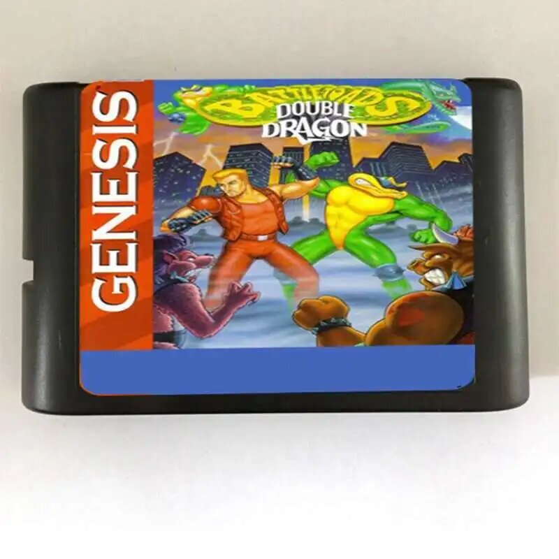 Карта Battletoads & Double Dragon для Sega Mega Drive Genesis