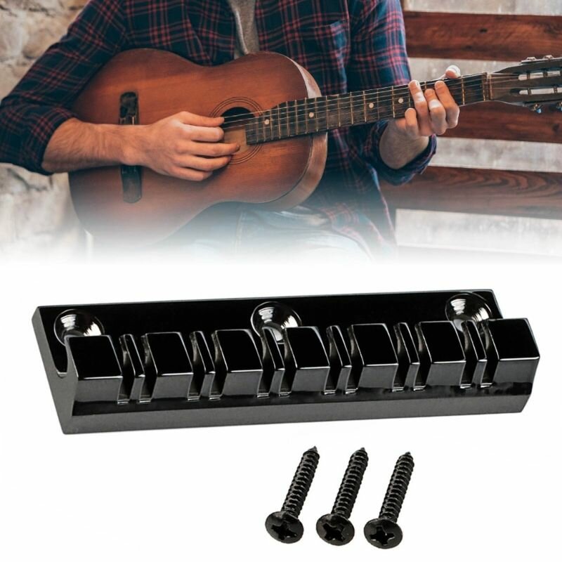12 струнный черный гитарный бридж qin GA894B