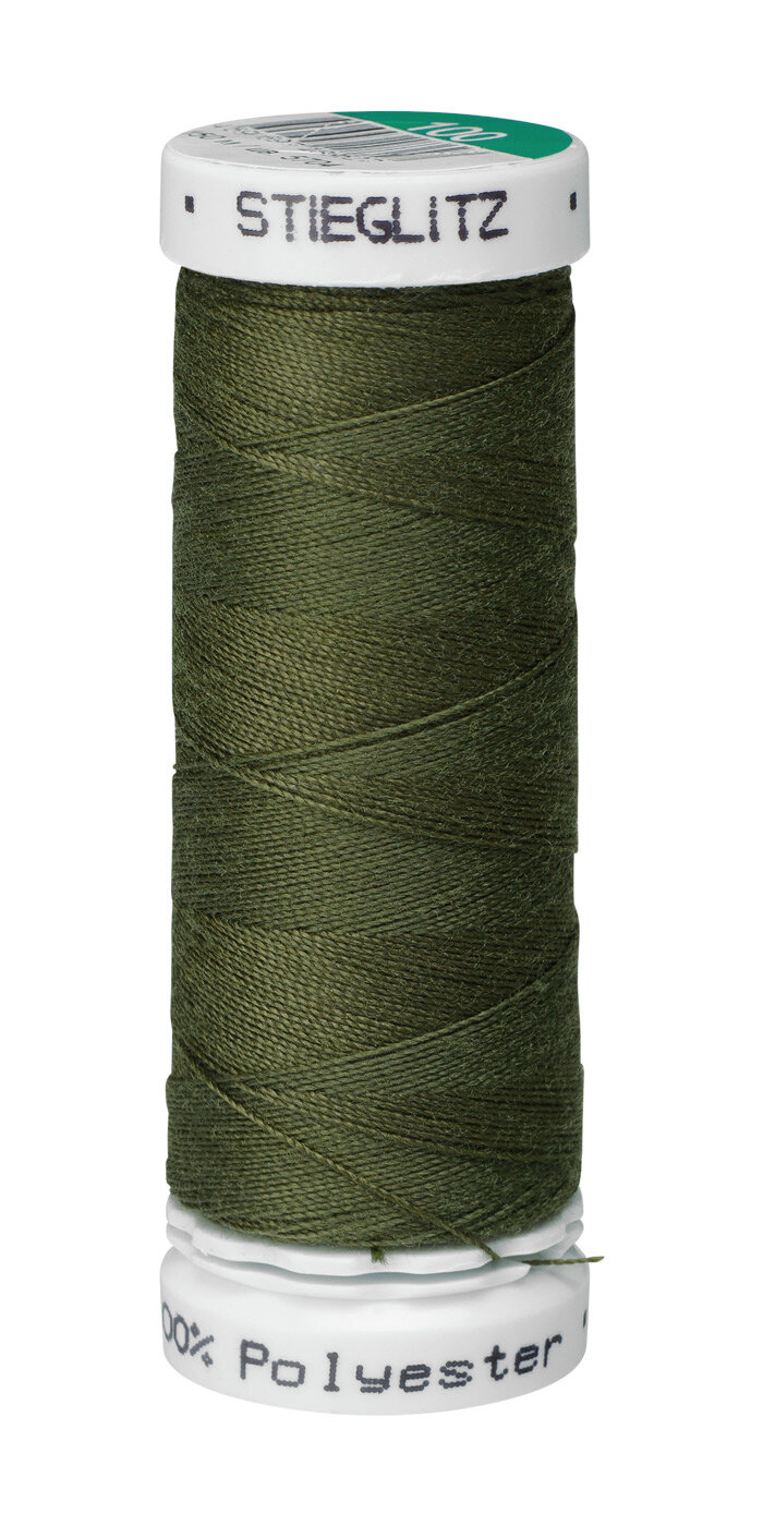 Нитки швейные Stieglitz50 70м, лиственно-зелёный (5702)