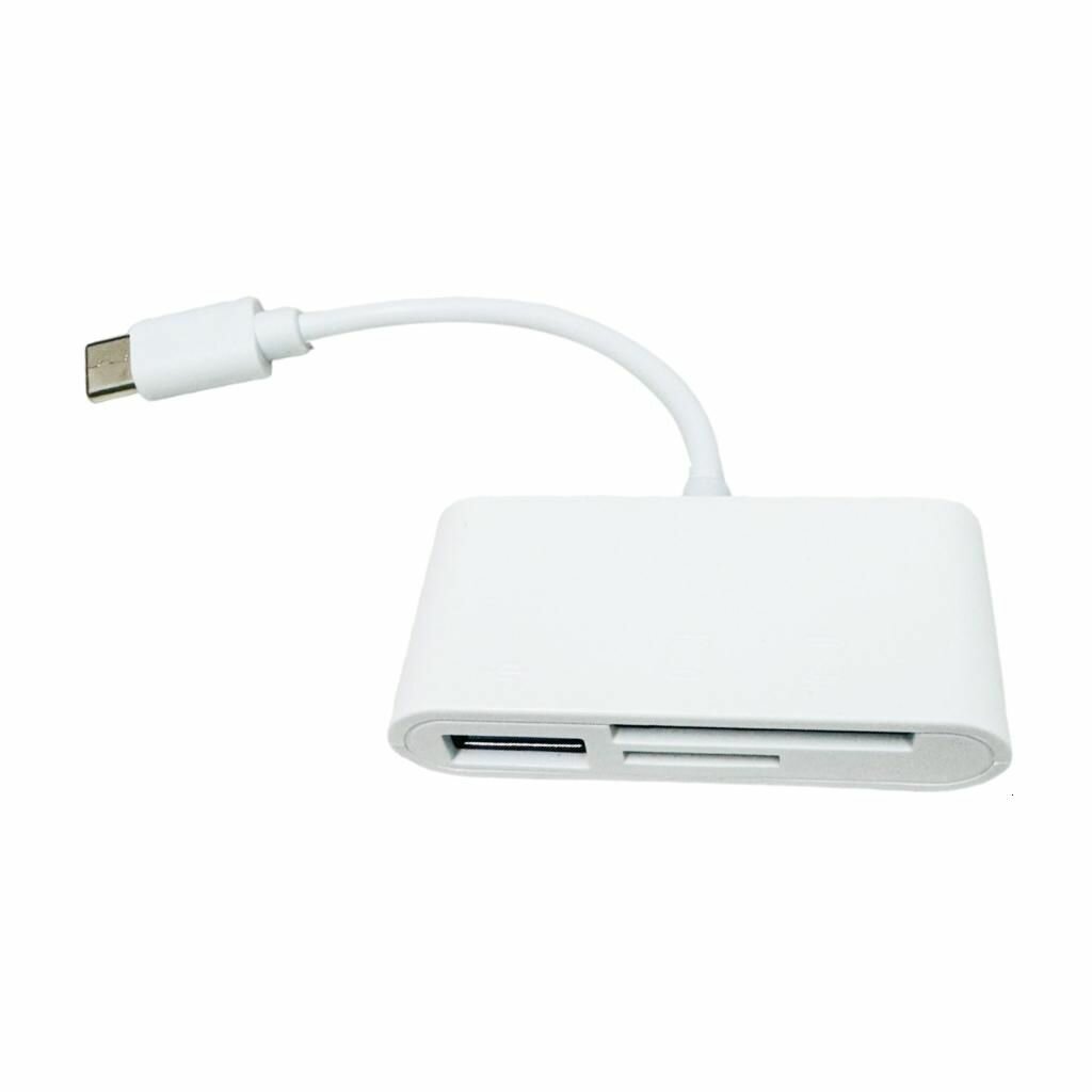 4-в-1 кардридер USB-C, Белый
