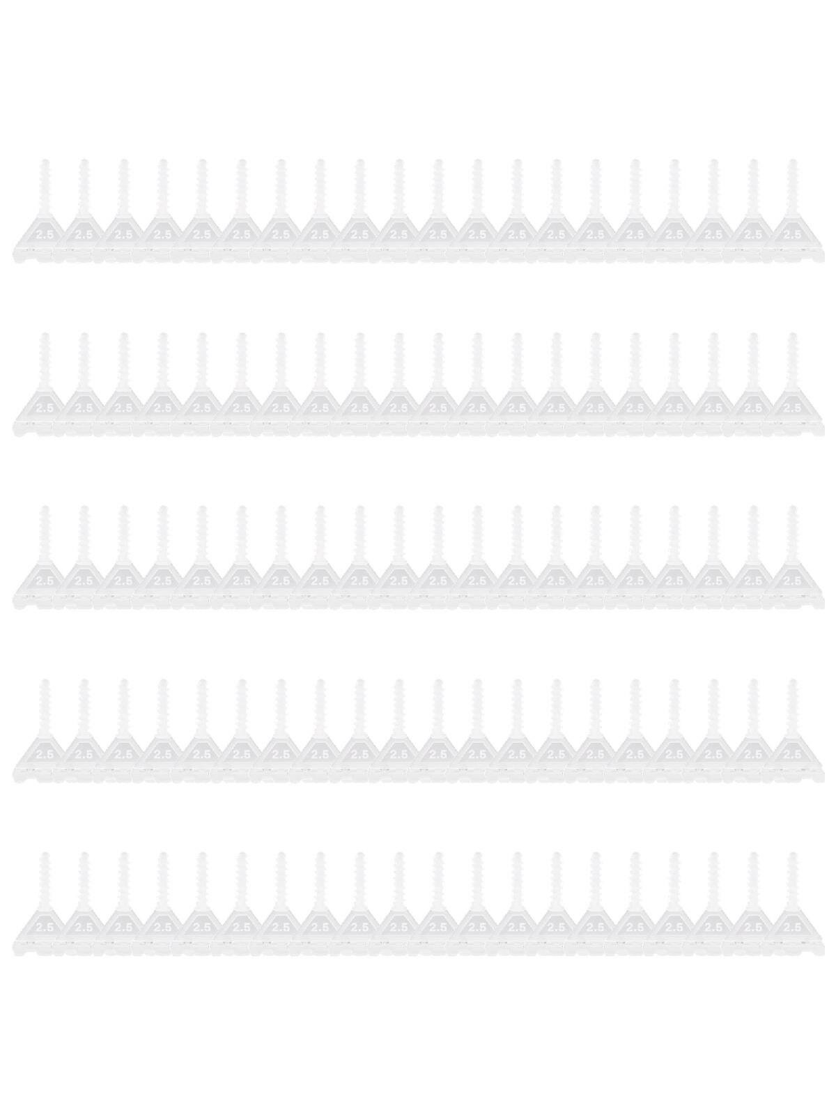 100шт Клипсы для выравнивания плитки Распорные планки Вата для укладки плитки Стены Пол