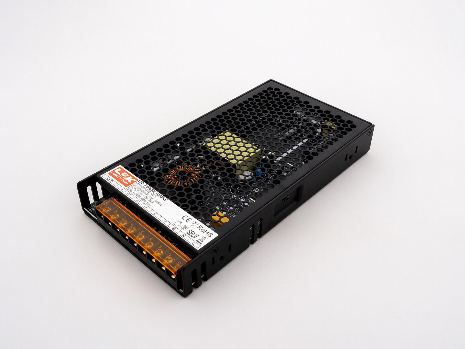 Блок питания для светодиодов LUXDriver 12 В 300 Вт, 25А, для светодиодной ленты